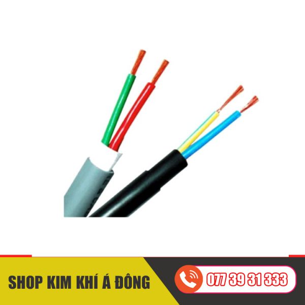 Dây điện VCTF tròn 2 ruột mềm 2×0,75màu đen Cadisun (Cuộn 200m) – Shop Kim Khí